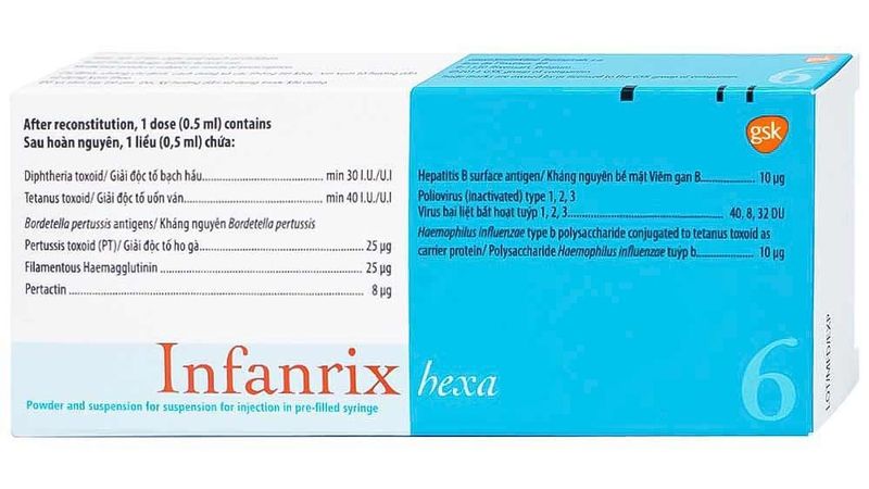 Infanrix hexa: vắc xin kết hợp phòng ngừa 6 loại bệnh nguy hiểm ở trẻ em