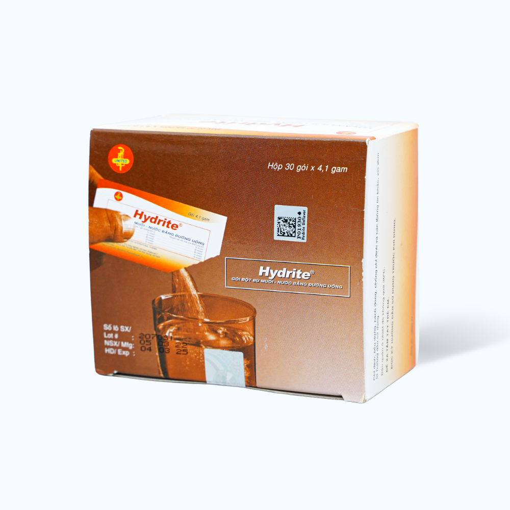 Thuốc bột Hydrite phòng và điều trị mất nước và chất điện giải (30 gói ...