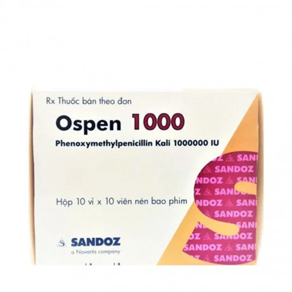 Ospen 1000 (Hộp 10 vỉ x 10 viên)