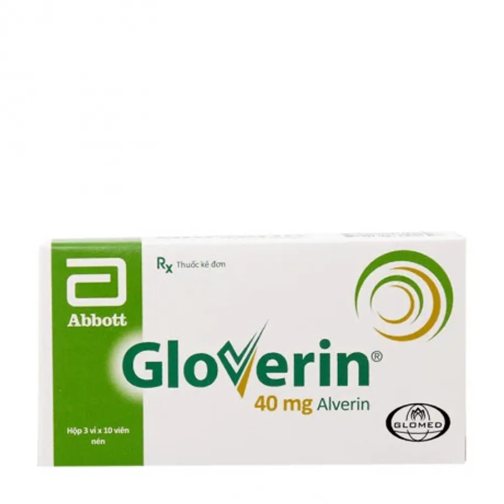Gloverin 40mg (Hộp 3 vỉ x 10 viên)