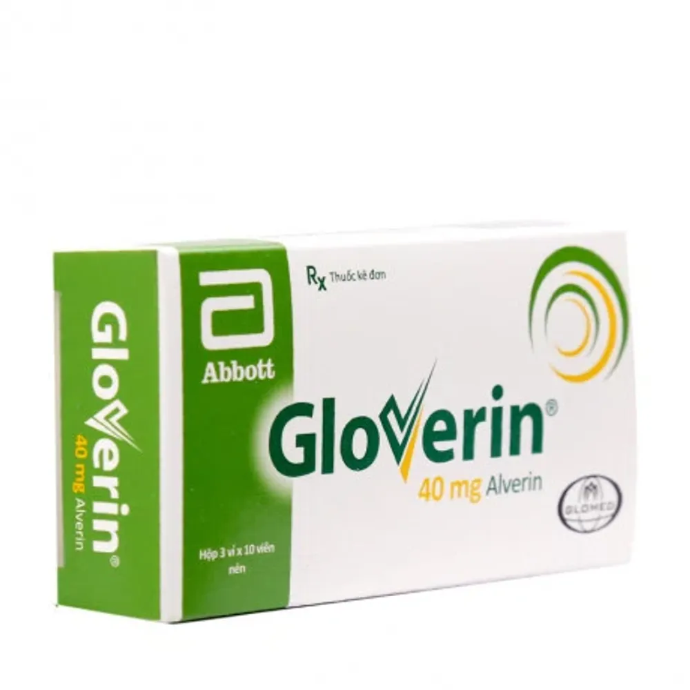 Gloverin 40mg (Hộp 3 vỉ x 10 viên)