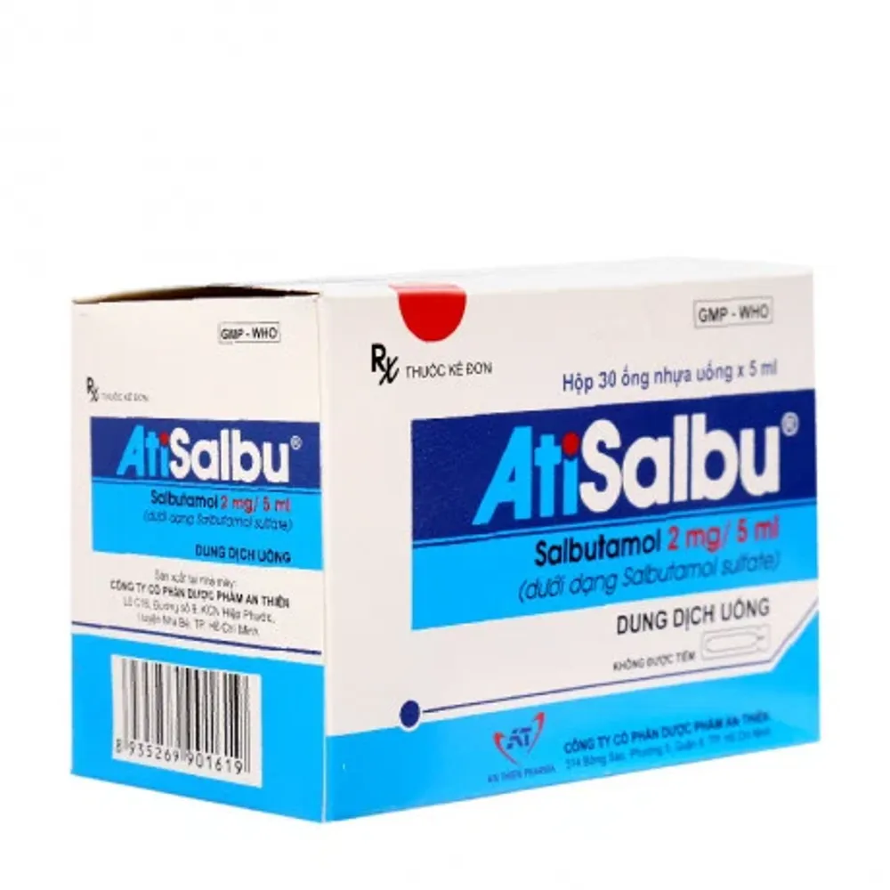 AtiSalbu 2mg (30 ống x 5ml/hộp)