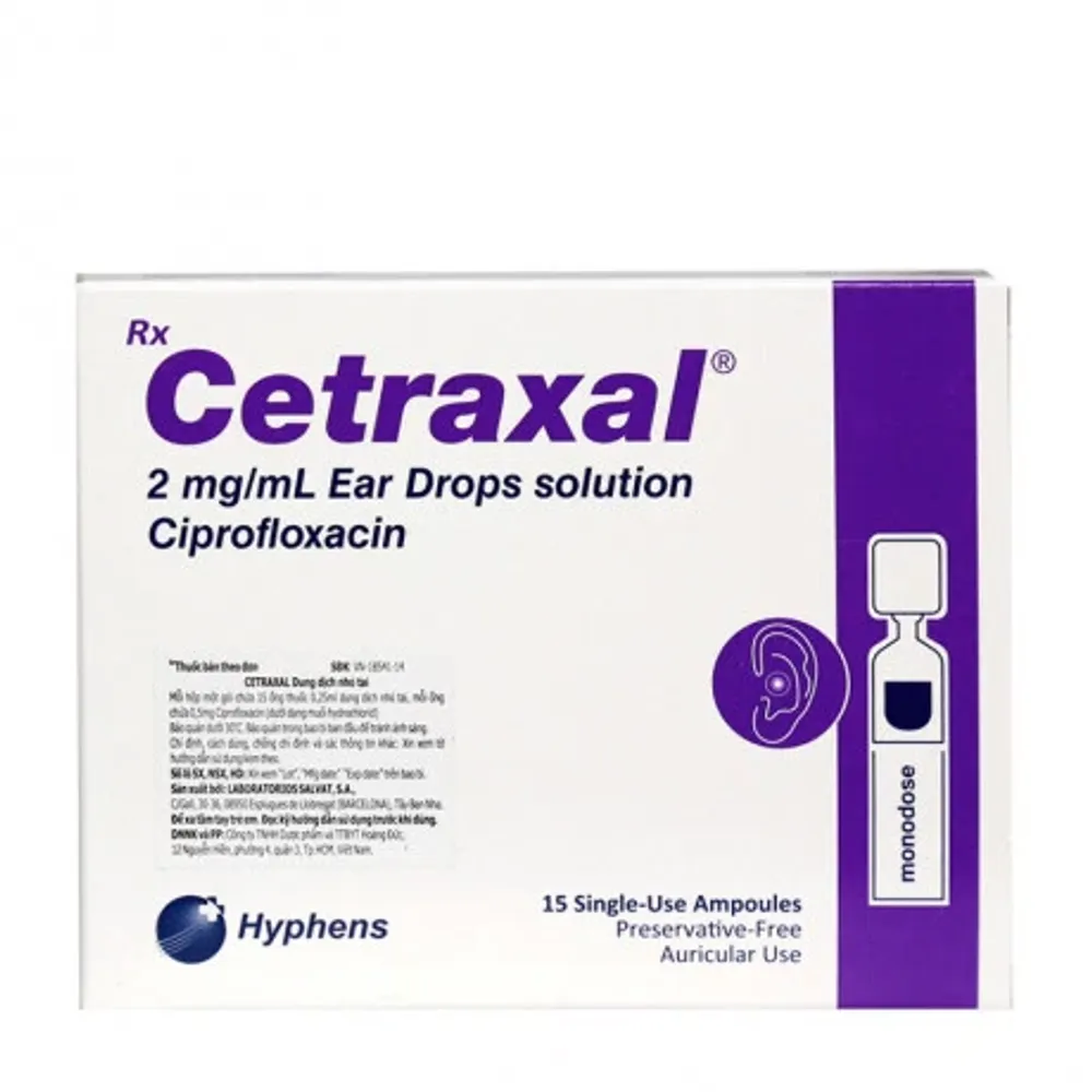 Cetraxal 2mg/ml (15 ống x 0,25ml/hộp)