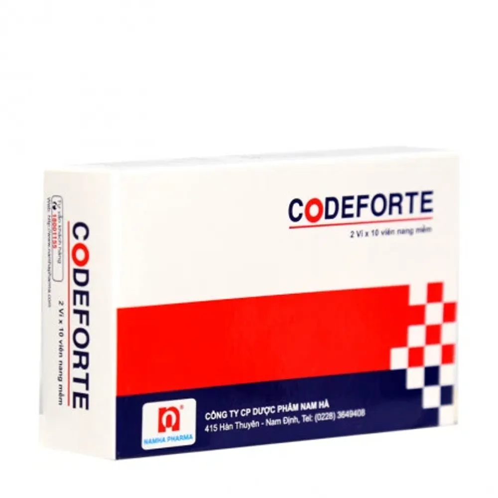 Codeforte Nam Hà (Hộp 2 vỉ x 10 viên)