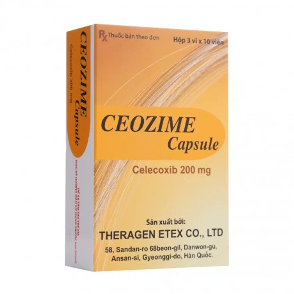 Viên nang cứng Ceozime Capsule 200mg điều trị thoái hóa khớp, viêm khớp ...