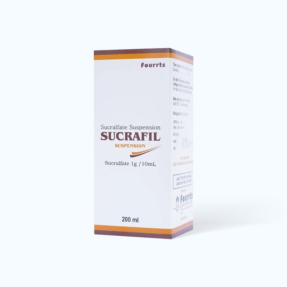 Hỗn dịch uống Sucrafil Suspension 200ml trị viêm loét, trào ngược dạ ...