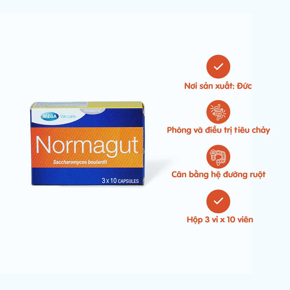 Viên nang Normagut 250mg cân bằng hệ vi sinh đường ruột, hỗ trợ trong ...