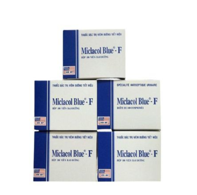 Viên bao đường Miclacol Blue - F hỗ trợ điều trị nhiễm trùng đường tiết ...