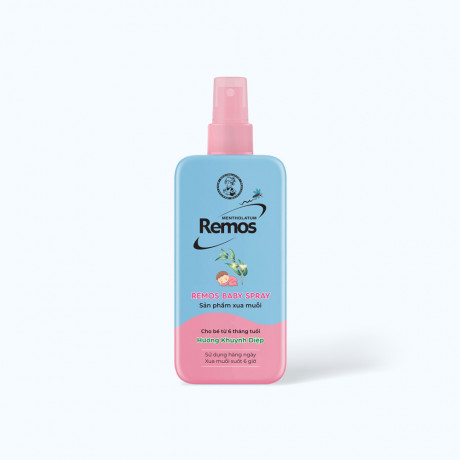 Xịt chống muỗi hương khuynh diệp Remos Baby Spray (70ml)