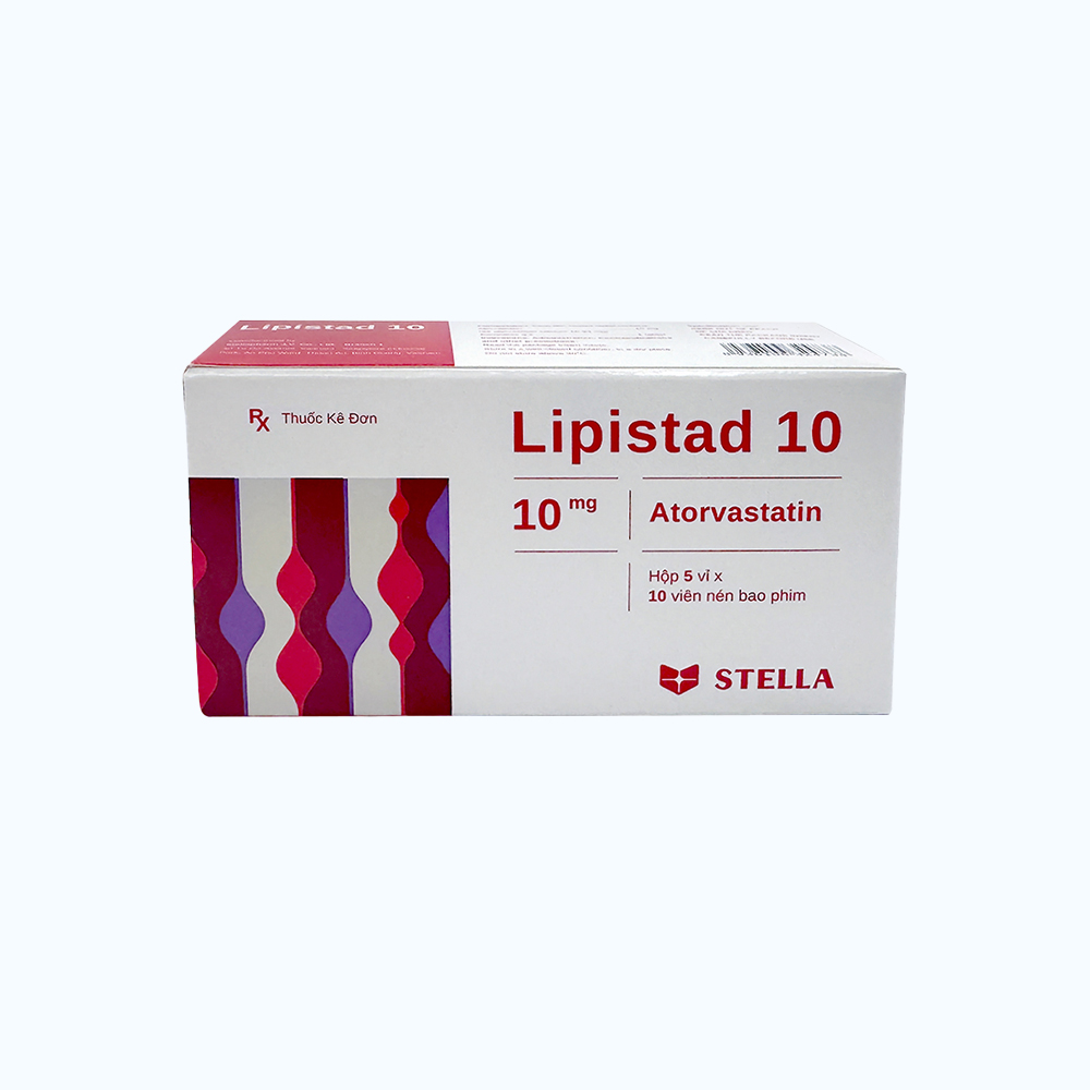 Viên nén Lipistad 10mg Stella điều trị tăng cholesterol máu, giảm mỡ ...