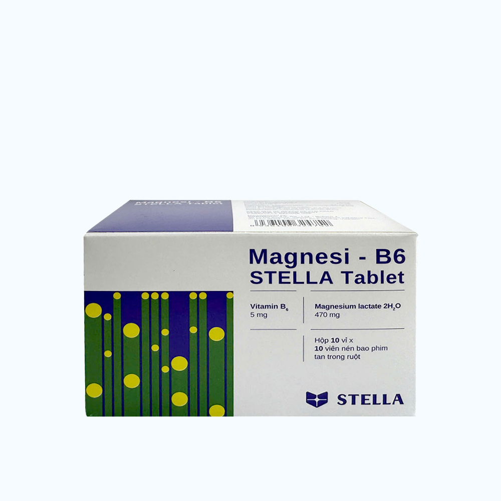 Viên uống Magnesi - B6 STELLA Tablet (Hộp 100 Viên)