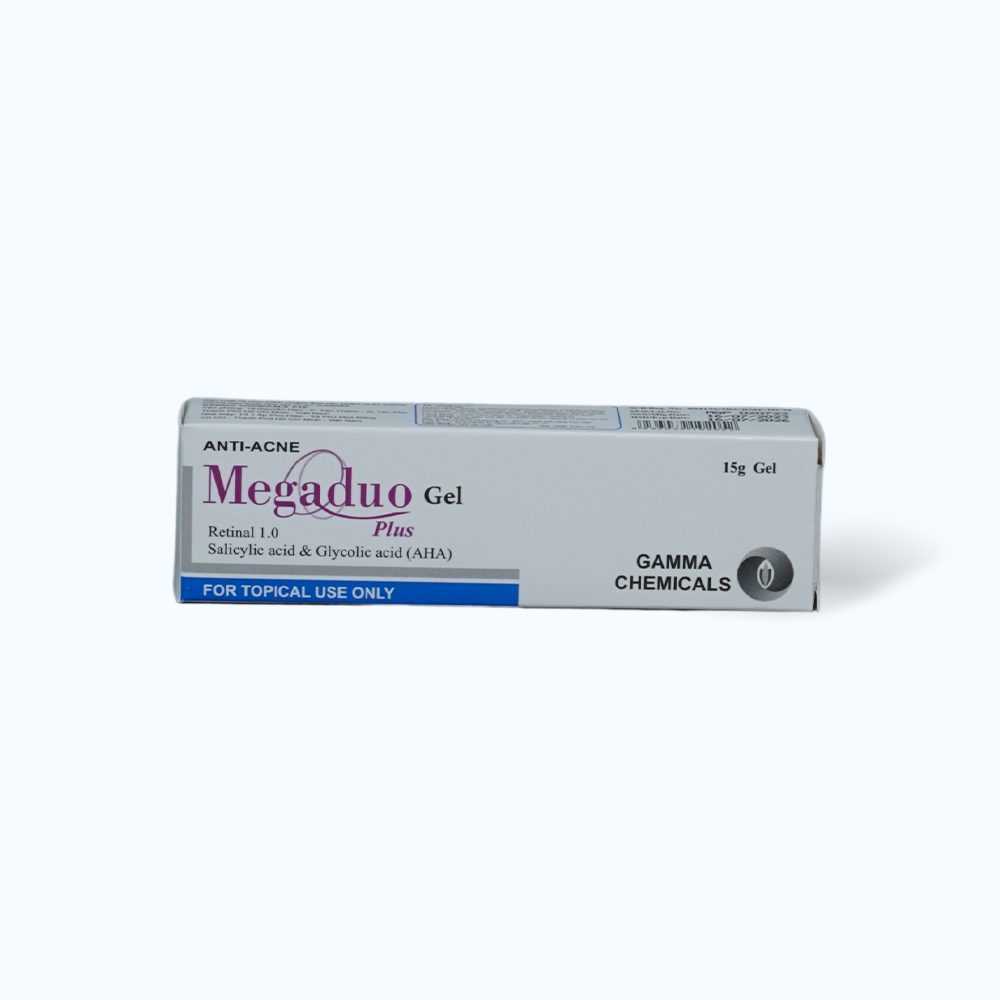 Gel MEGADUO PLUS hỗ trợ cải thiện tình trạng giảm mụn (Tuýp 15g)