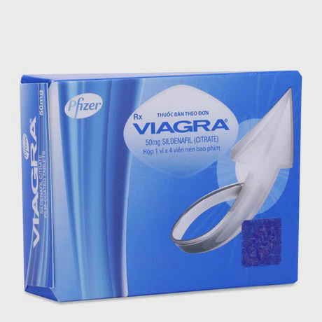 Viên nén Viagra 50mg điều trị rối loạn cương dương ở nam giới (1 vỉ x 4 ...