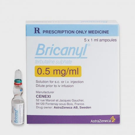 Bricanyl 0.5mg/ml (Hộp 5 ống x 1ml)