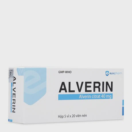 Thuốc điều trị chống đau do cơ thắt cơ trơn ở đường tiêu hóa Alverin ...