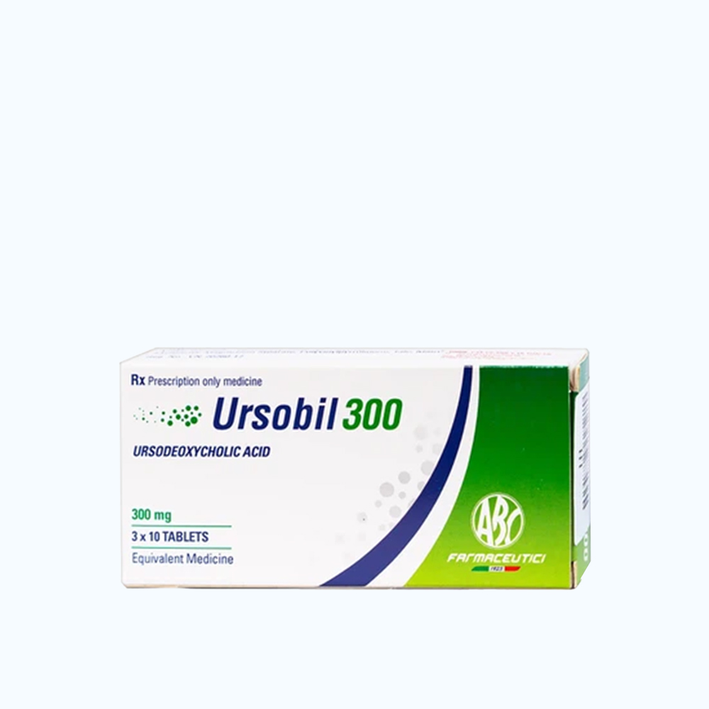 Viên nén Ursobil ABC Farmaceutici điều trị sỏi mật, cải thiện chức năng ...