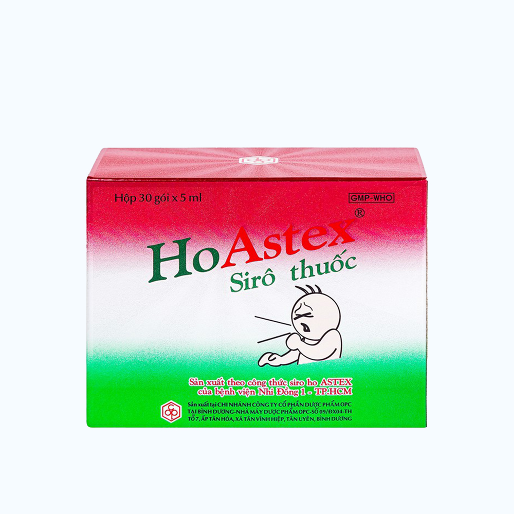 Siro thuốc HoAstex 5ml điều trị viêm đường hô hấp , giảm ho, giảm đau ...