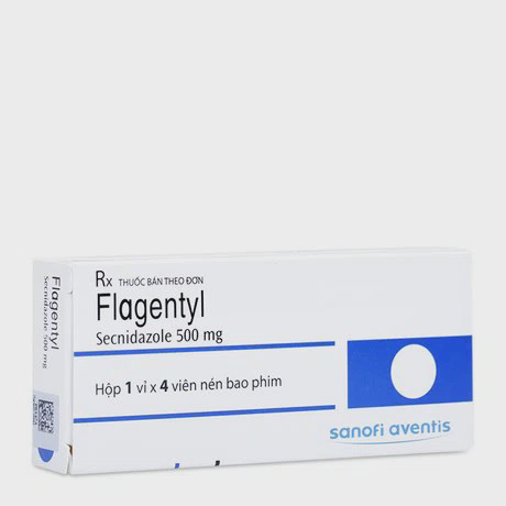 Flagentyl 500mg (Hộp 1 vỉ x 4 viên)