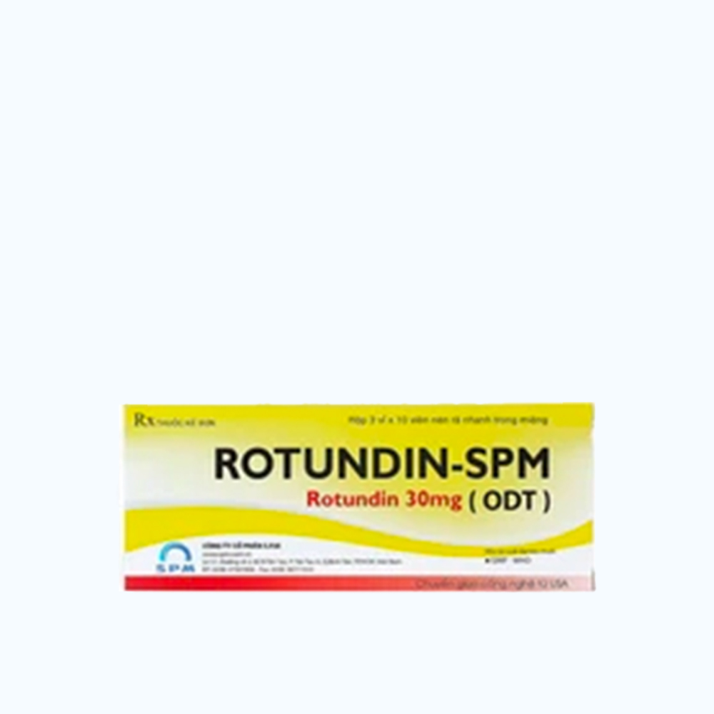 Viên nén rã nhanh trong miệng Rotundin-SPM 30mg hỗ trợ điều trị mất ngủ ...