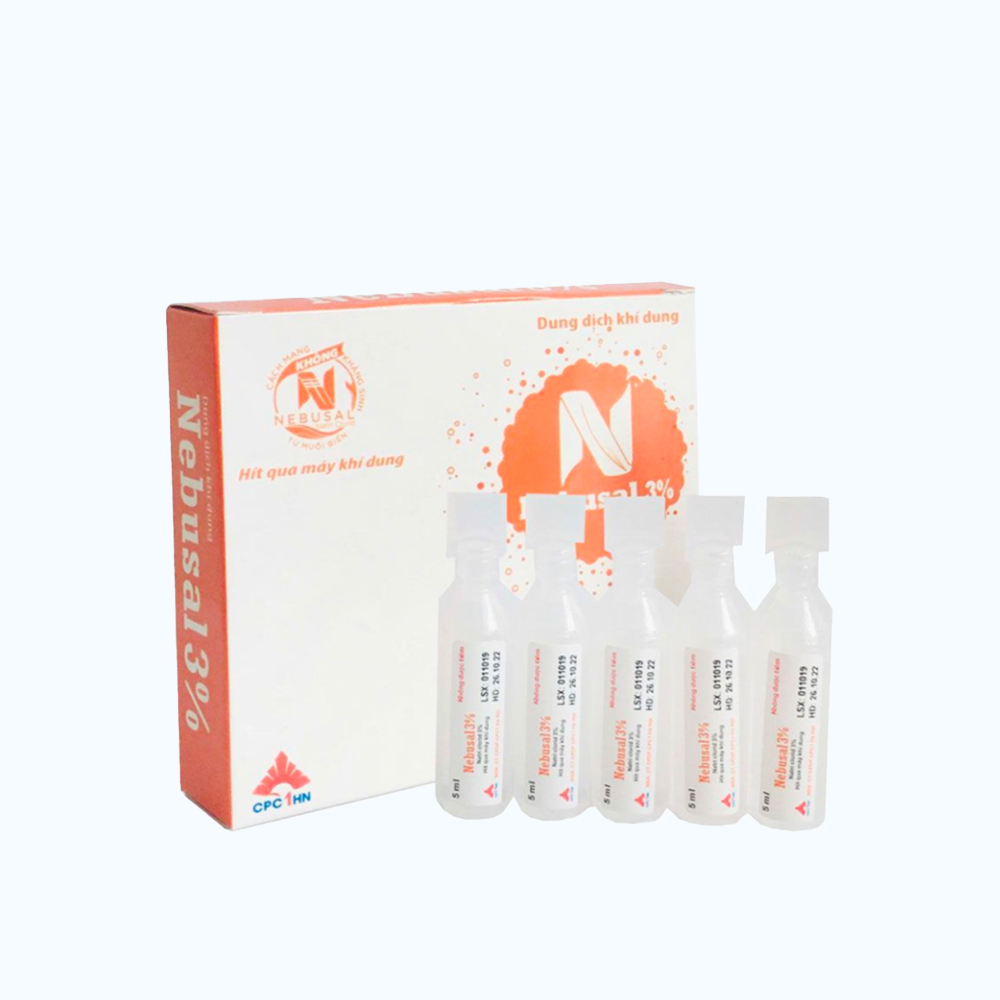 NEBUSAL NEBULES 3% ( 5 ống x 5ml)