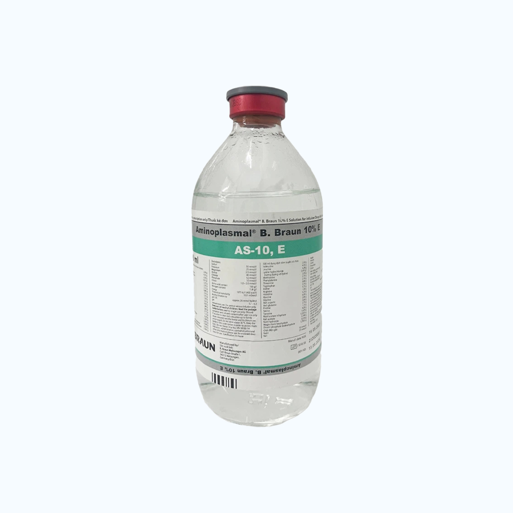 Aminoplasmal Hepa 10% (Hộp 10 chai x 500ml)