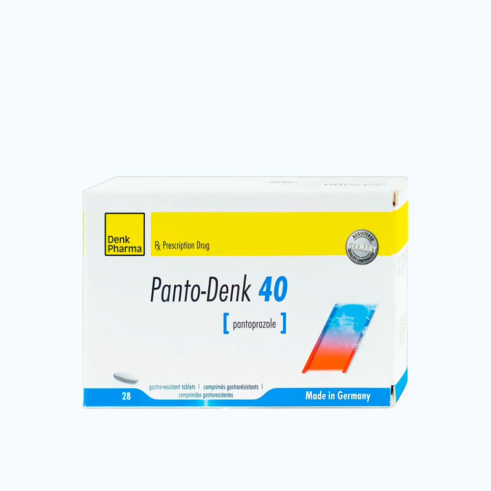 Viên bao tan ở ruột Panto-Denk 40mg DENK PHARMA viêm thực quản trào ...