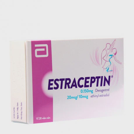 Viên nén Estraceptin thuốc tránh thai hàng ngày (1 vỉ x 28 viên)