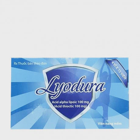 Viên nang Lyodura 100mg hỗ trợ điều trị tiểu đường, Alzeimer, xơ vữa ...