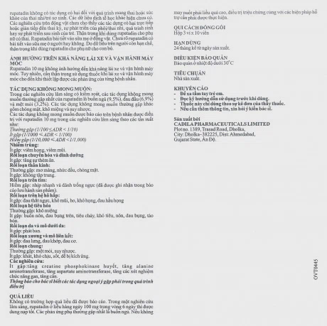 Viên nén Zealargy 10mg điều trị chứng viêm mũi dị ứng và mày đay (3 vỉ ...