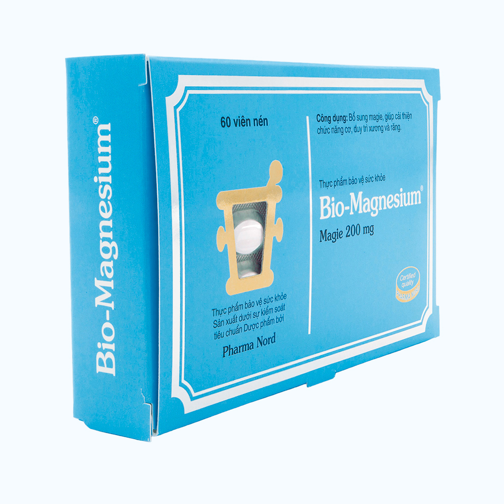 Thực phẩm bảo vệ sức khỏe Bổ Sung Magie Pharma Nord Bio-Magnesium® (Hộp 60 Viên)
