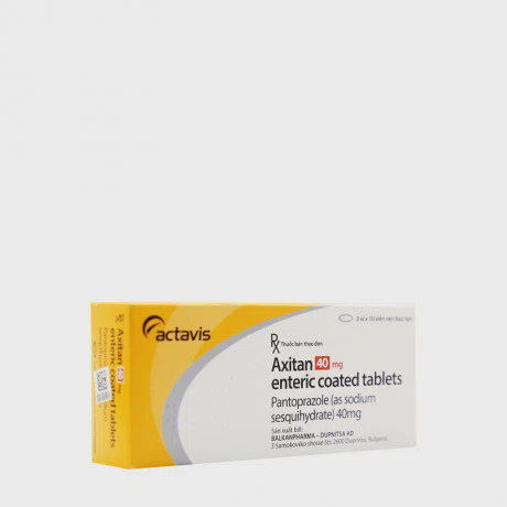 Viên bao tan ở ruột Axitan 40mg điều trị dạ dày (3 vỉ x 10 viên)