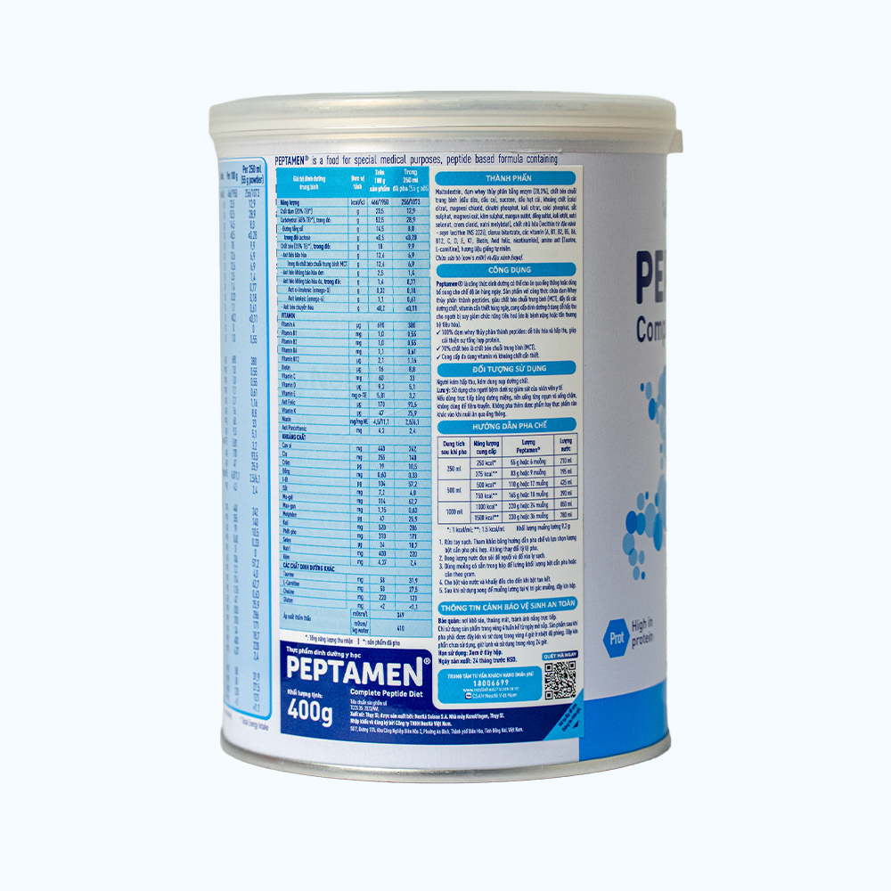 Peptamen cho người bị suy giảm chức năng tiêu hóa (400g)