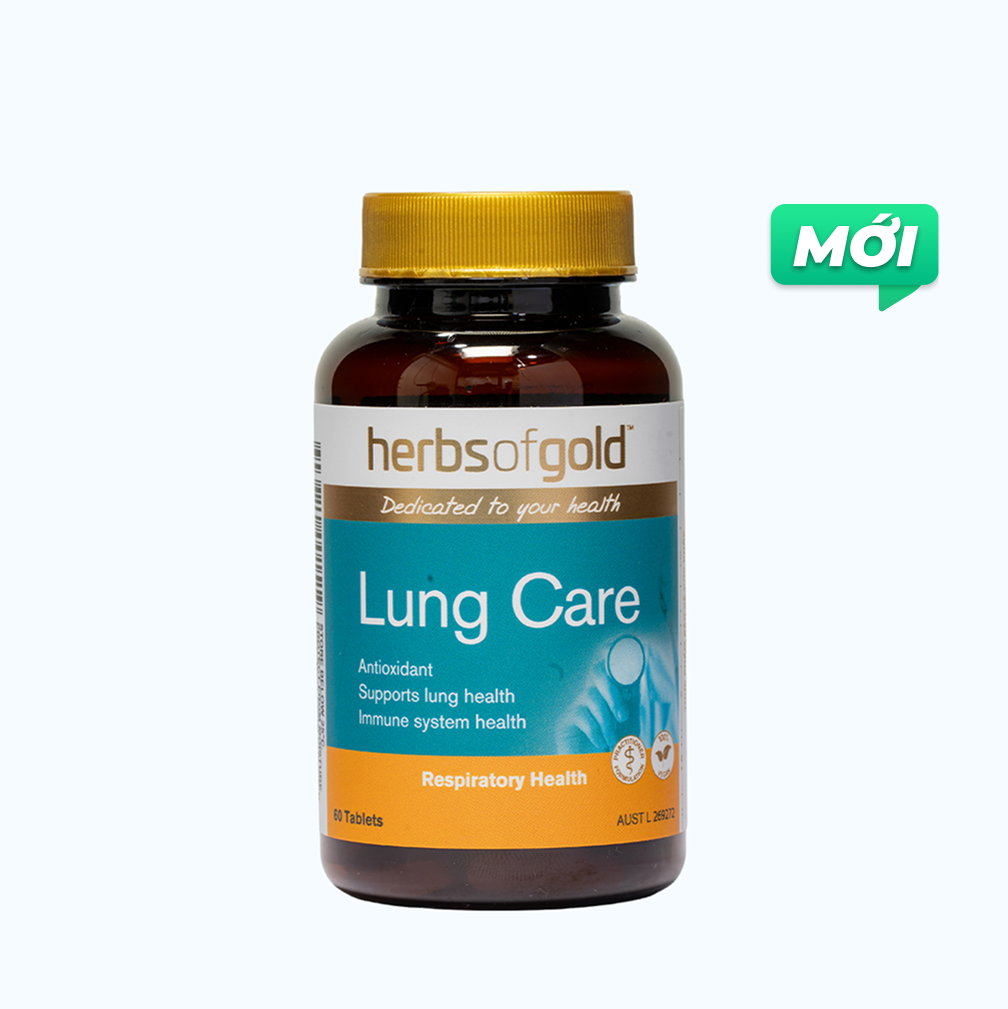 HERBS OF GOLD Lung Care Bổ Phổi (Lọ 60 viên)