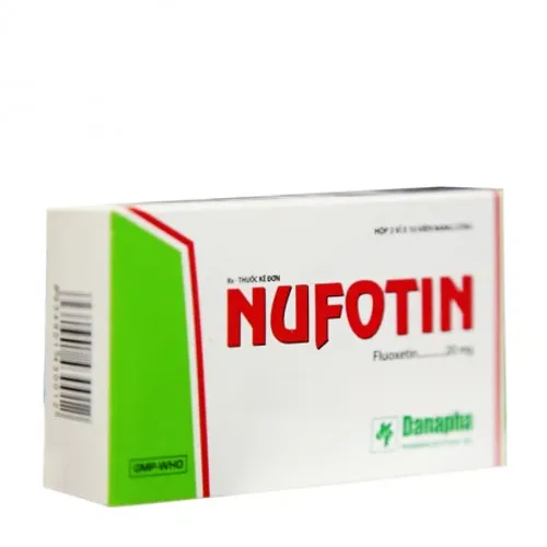 Viên nang Nufotin 20mg Danapha điều trị bệnh trầm cảm (3 vỉ x 10 viên)