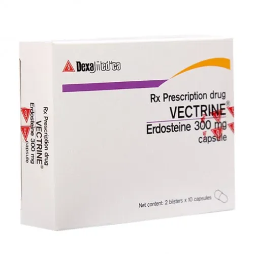 Viên nang Vectrine 300mg trị các bệnh đường hô hấp có tăng tiết đàm ...