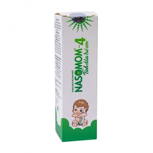 Thuốc xịt mũi Nasomom 4 Tinh dầu trẻ em giảm sổ mũi, viêm mũi dị ứng ...