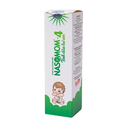 Thuốc xịt mũi Nasomom 4 Tinh dầu trẻ em giảm sổ mũi, viêm mũi dị ứng ...