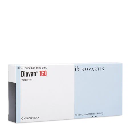 Viên nén Diovan 160mg điều trị tăng huyết áp, suy tim (2 vỉ x 14 viên)