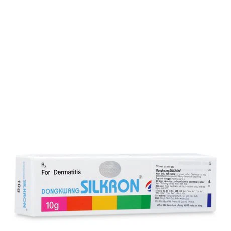 Thuốc dùng ngoài Silkron trị nhiễm khuẩn, nhiễm nấm, viêm da (tuýp 10g)