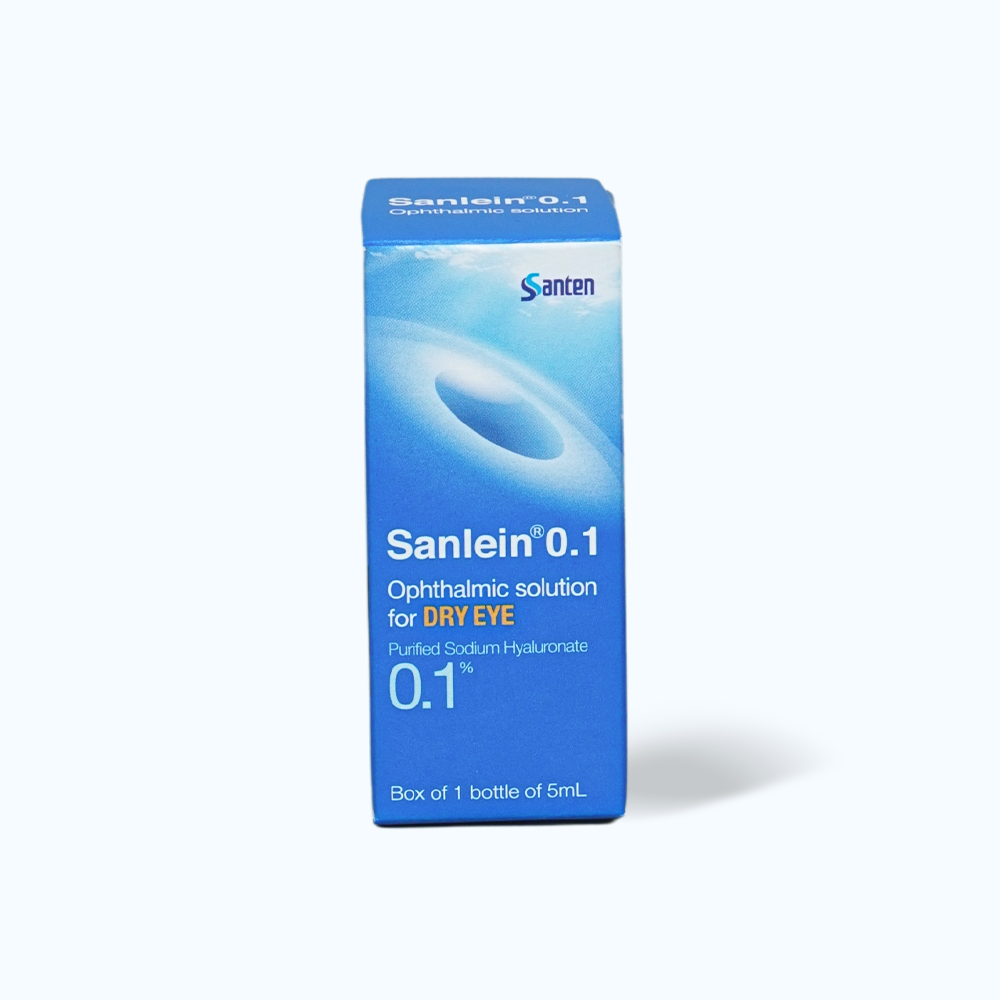 Thuốc Sanlein Eye Drop 0.1% điều trị rối loạn biểu mô kết - giác mạc ...