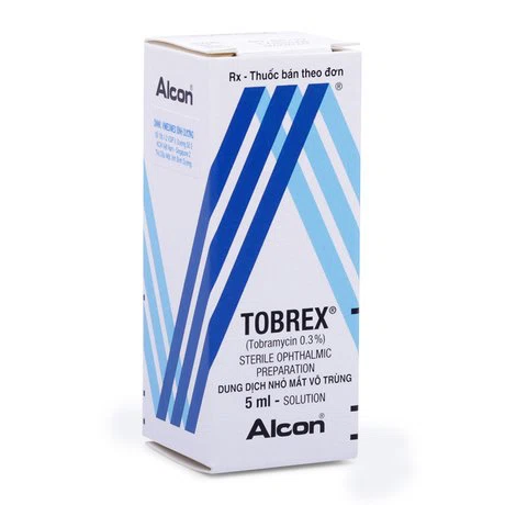 Thuốc nhỏ mắt Tobrex 0.3% điều trị các bệnh nhiễm khuẩn mắt (chai 5ml)