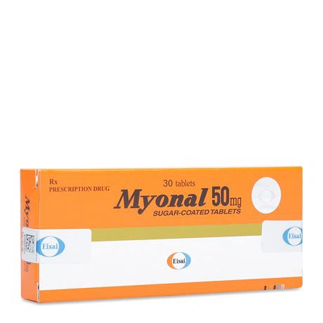 Myonal 50mg: Giãn cơ, giảm đau co cứng (3 vỉ x 10 viên)