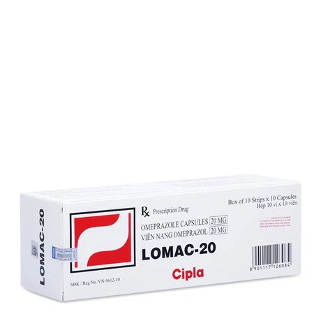 Viên nang Lomac-20mg trị loét dạ dày tá tràng, viêm thực quản trào ...