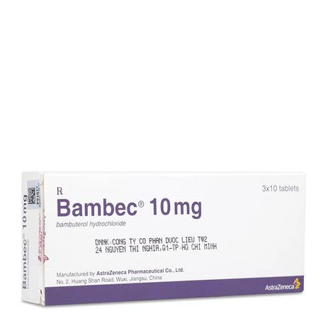 Viên nén Bambec 10mg điều trị hen phế quản, viêm phế quản mãn tính (3 ...