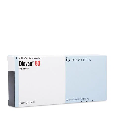 Viên nén Diovan 80mg điều trị tăng huyết áp, suy tim (2 vỉ x 14 viên)