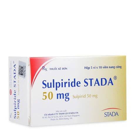 Viên nang Sulpiride 50 mg STELLA trị chứng lo âu ở người lớn, tâm thần ...
