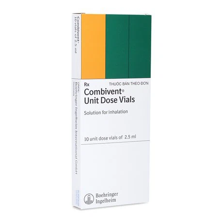Dung dịch khí dung Combivent Unit Dose Vials kiểm soát co thắt phế quản ...