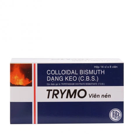Viên nén Trymo 120mg trị viêm loét dạ dày, tá tràng (14 vỉ x 8 viên)