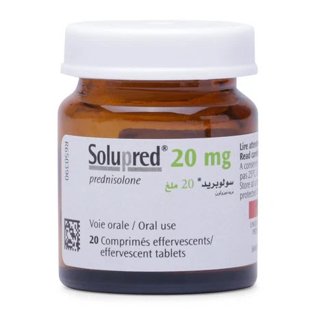 Solupred 20mg ( Chai/20 Viên )
