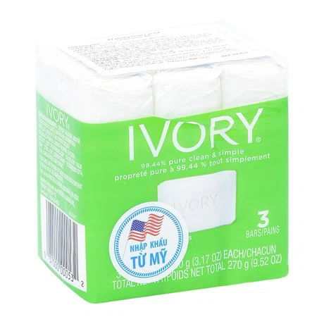 Xà phòng hương nha đam Ivory Aloe (270g x 3 cục nhỏ)